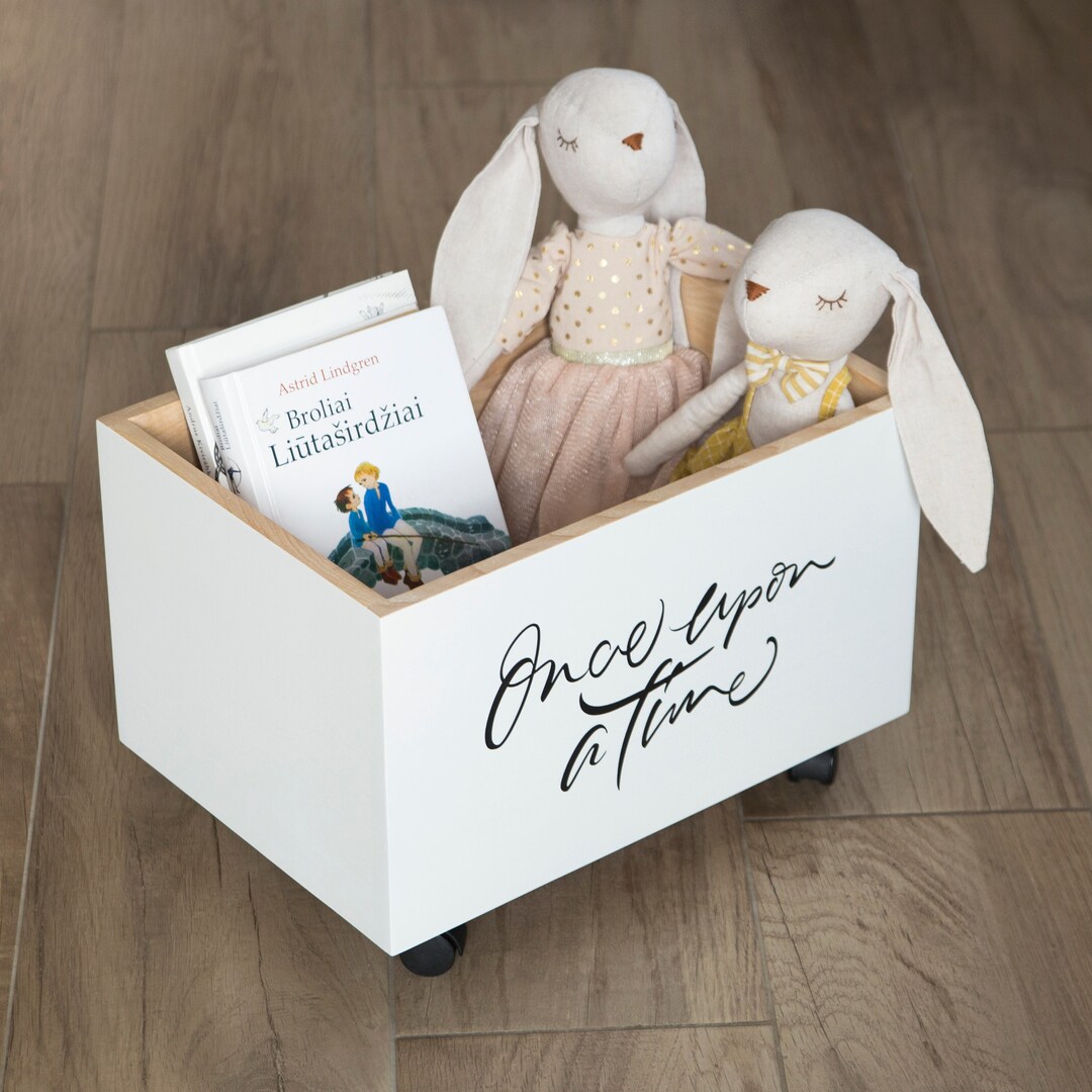 Book Bin, Nursery Bookshelf, Baby Nursery Storage Bin, Kids Book ...