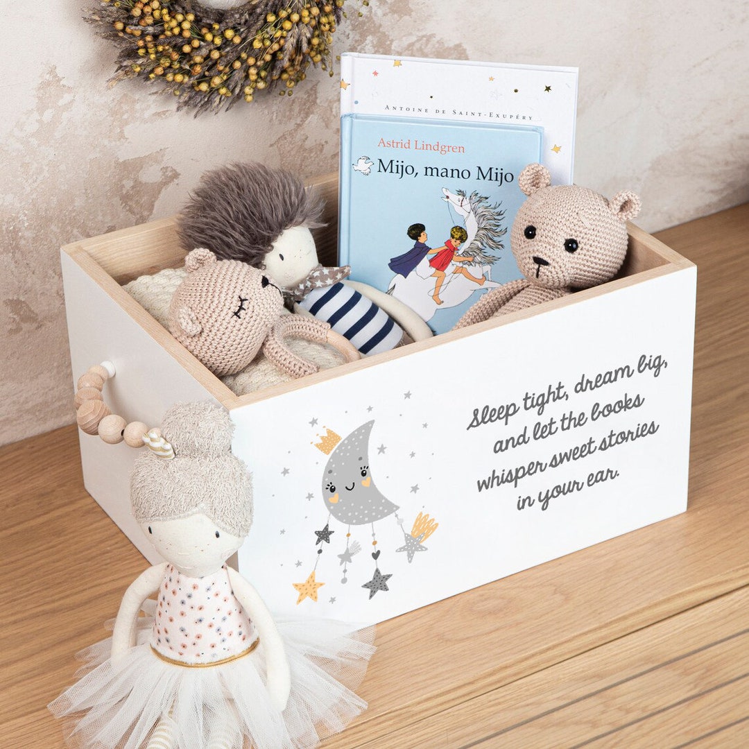 Storybook Box for Newborns, First Book Bin for Babies, Booker's First ...