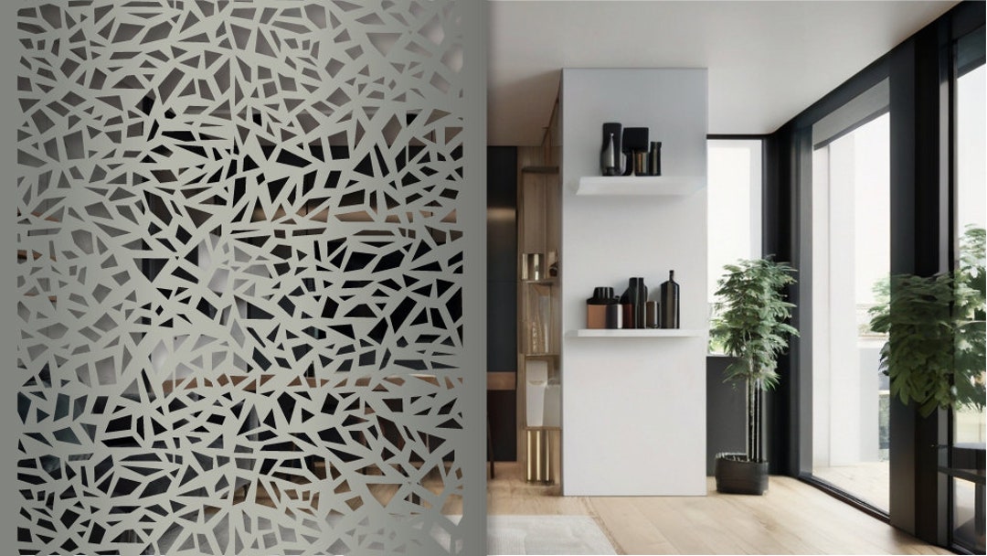 Vector File Broken Glass Texture Organic 3 - Laser Cutting Decorative ...