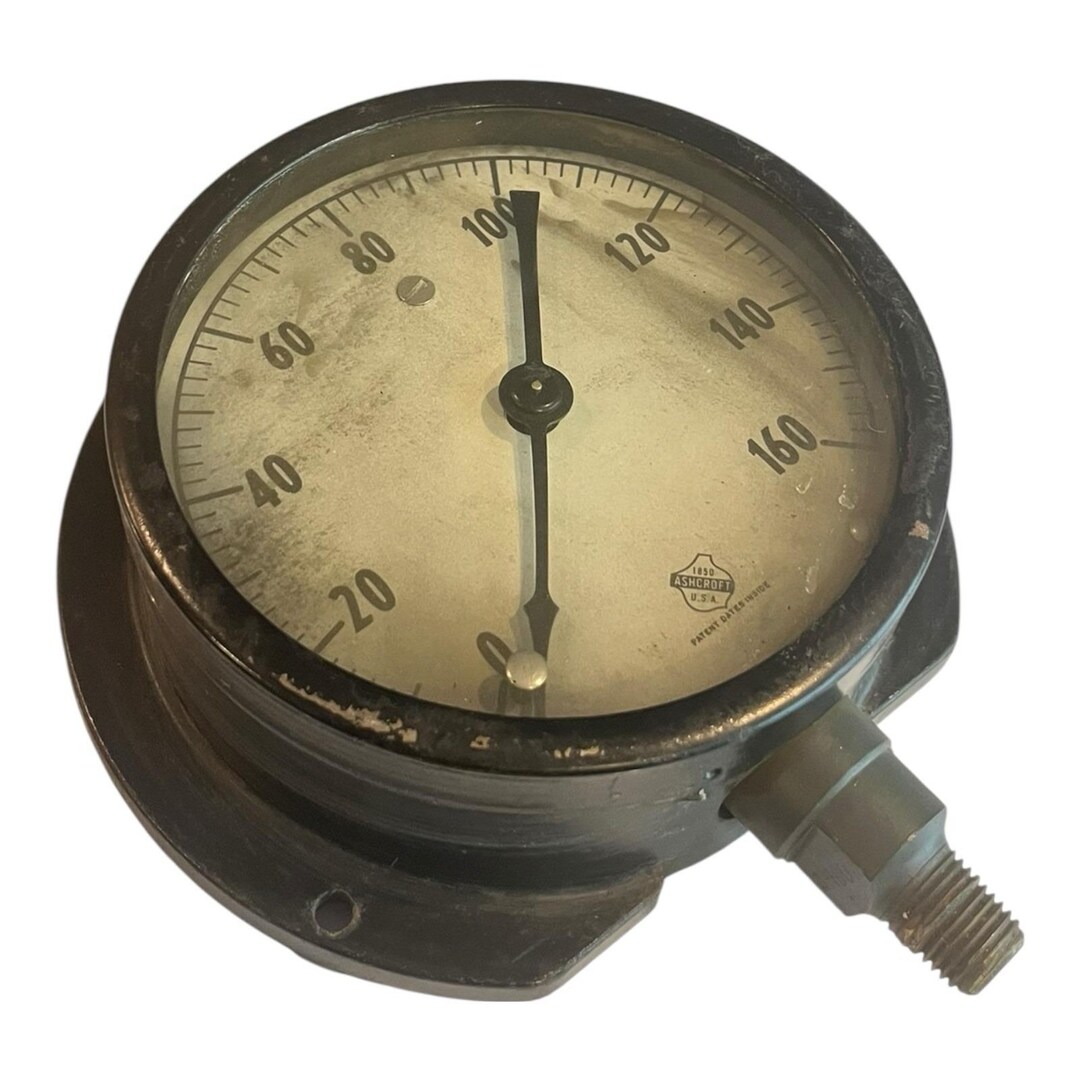 Ashcroft AMC 4296 Bronze Tube 0-160 PSIG Pressure Gauge Display 6" - Etsy