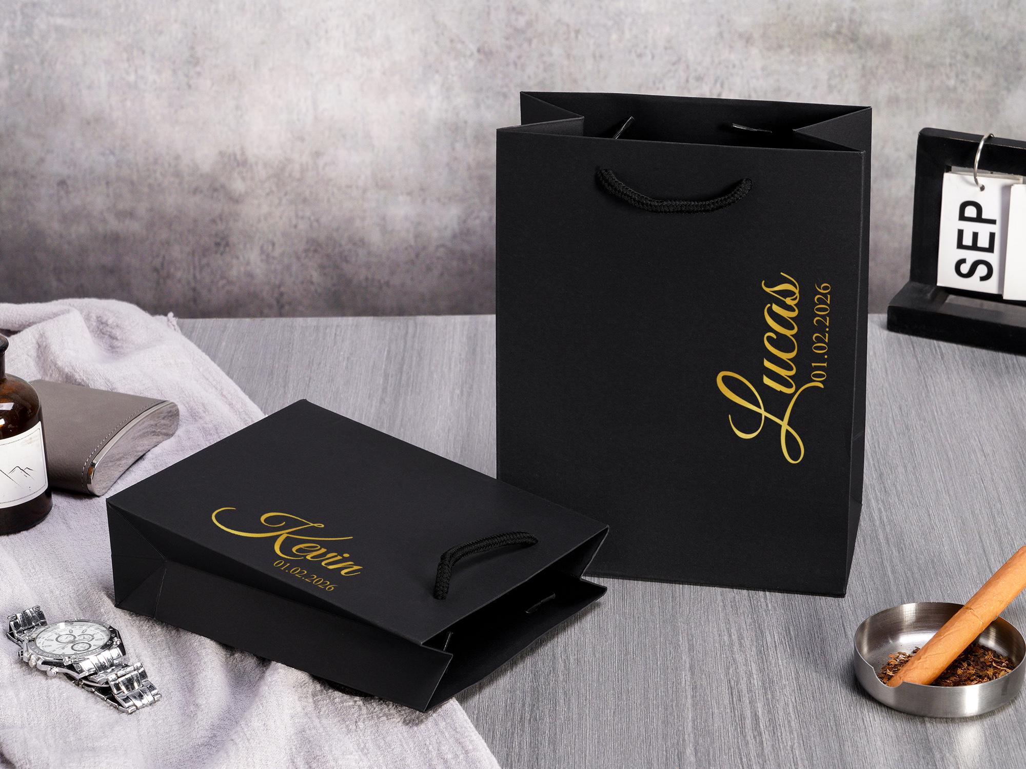 Custom Best Man Gift Bag, Personalized Groomsmen Gift Bag, Personalized ...