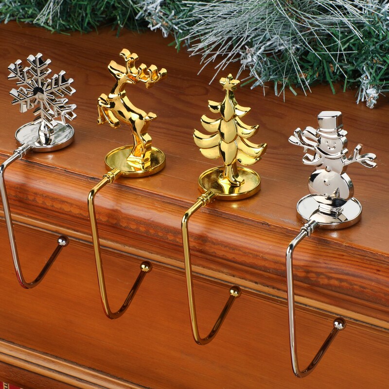 Christmas Stocking Holders for Mantle - Etsy