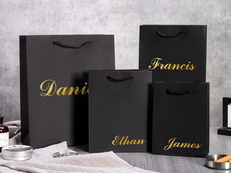 Custom Best Man Gift Bag, Personalized Groomsmen Gift Bag, Personalized ...