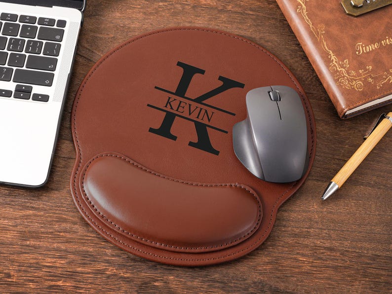 Custom Leather Mouse Pad,personalized Office Gifts,gift for Dad ...