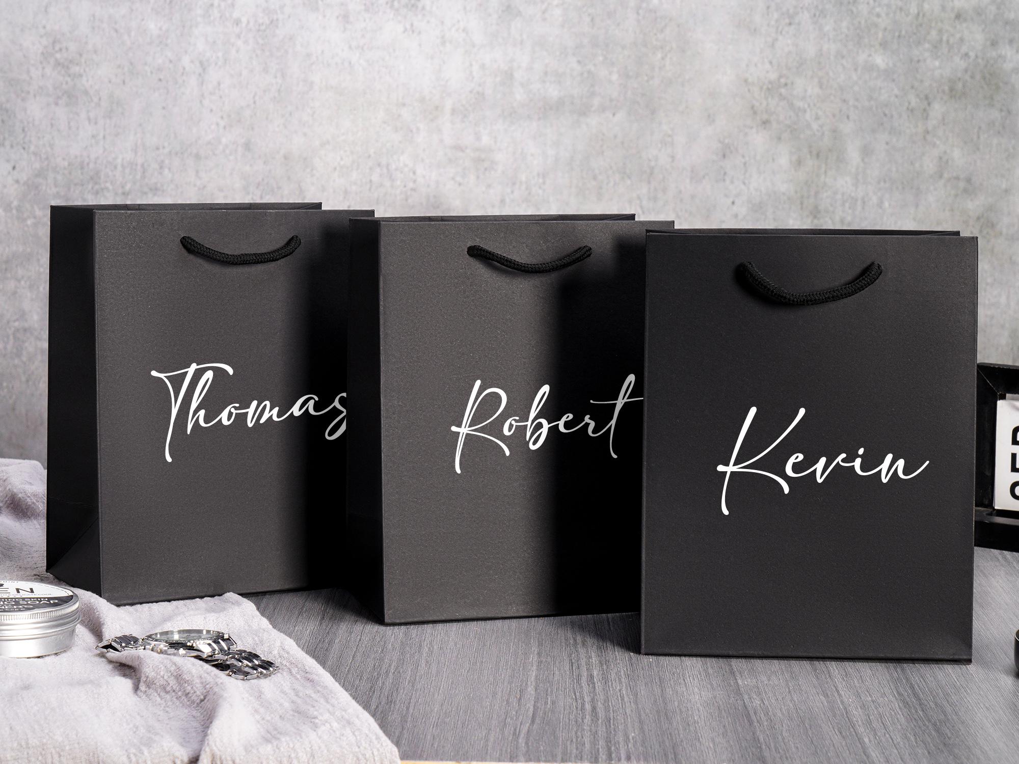 Custom Best Man Gift Bag, Personalized Groomsmen Gift Bag, Personalized ...