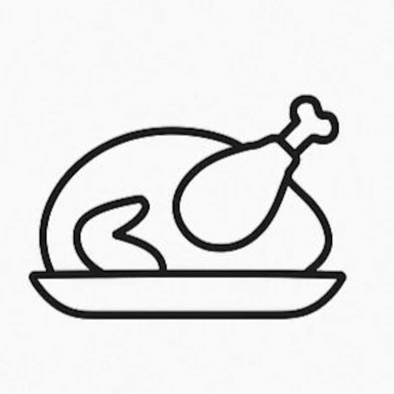 Thanksgiving Icon SVG Bundle – Fall Harvest Line Art (digital Download ...