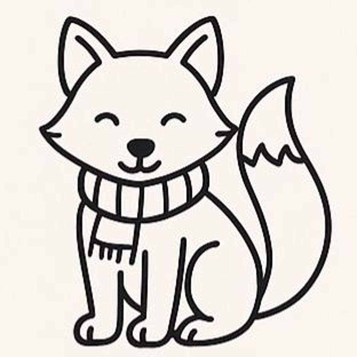 Snow Animals SVG Bundle – 9 Winter Animal Line Icons | Penguin, Polar ...