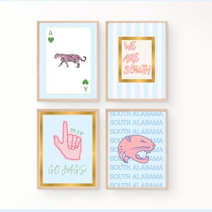 University of South Alabama Digital Prints - Etsy