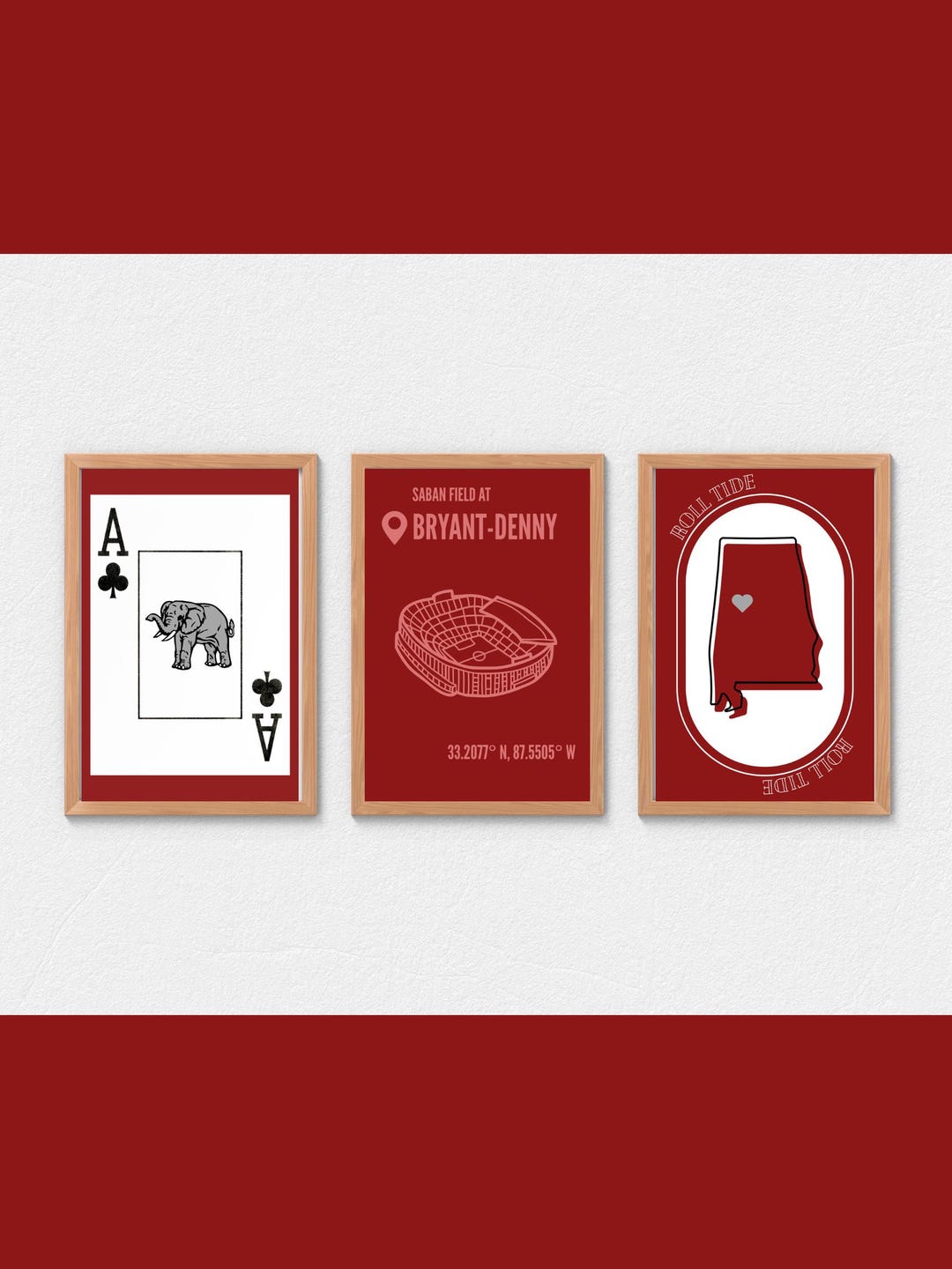 University of Alabama Prints - Etsy