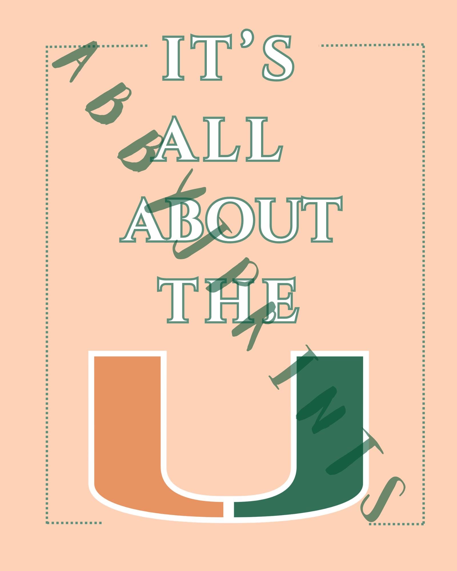 University of Miami Dorm Posters - Etsy
