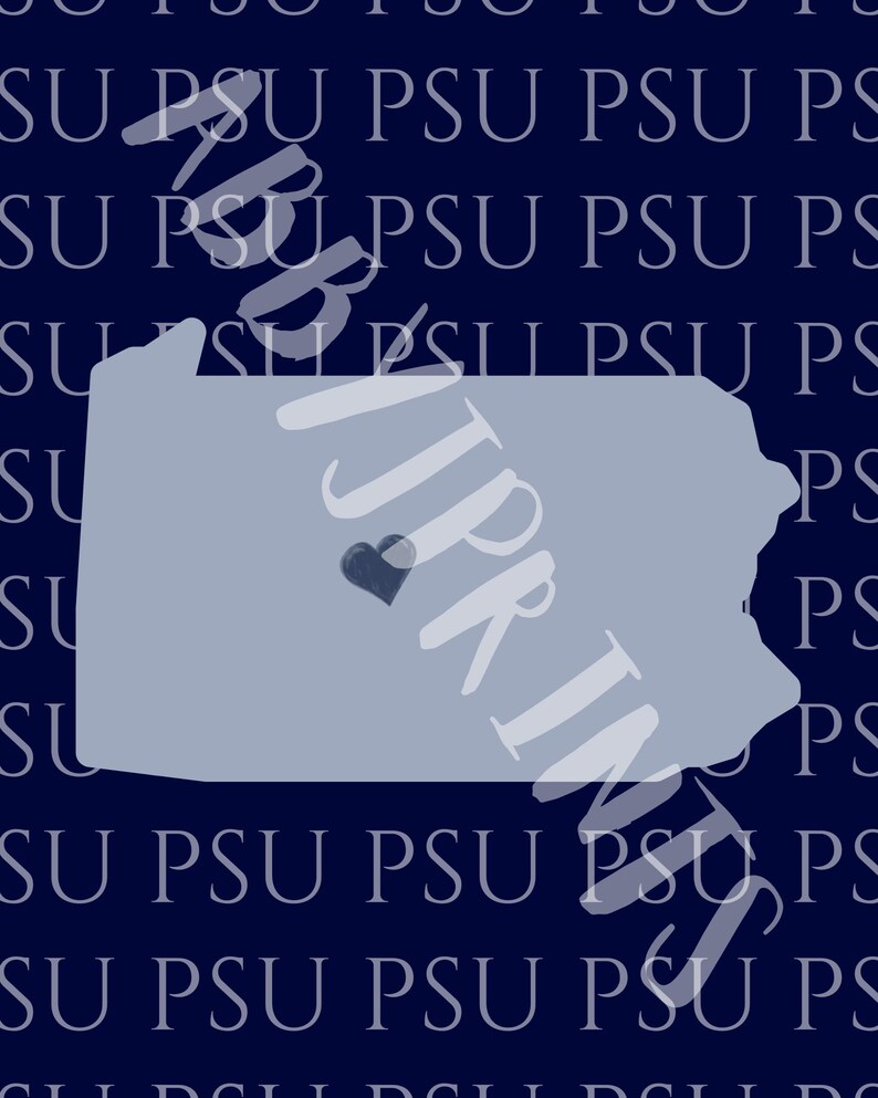 Penn State Posters - Etsy