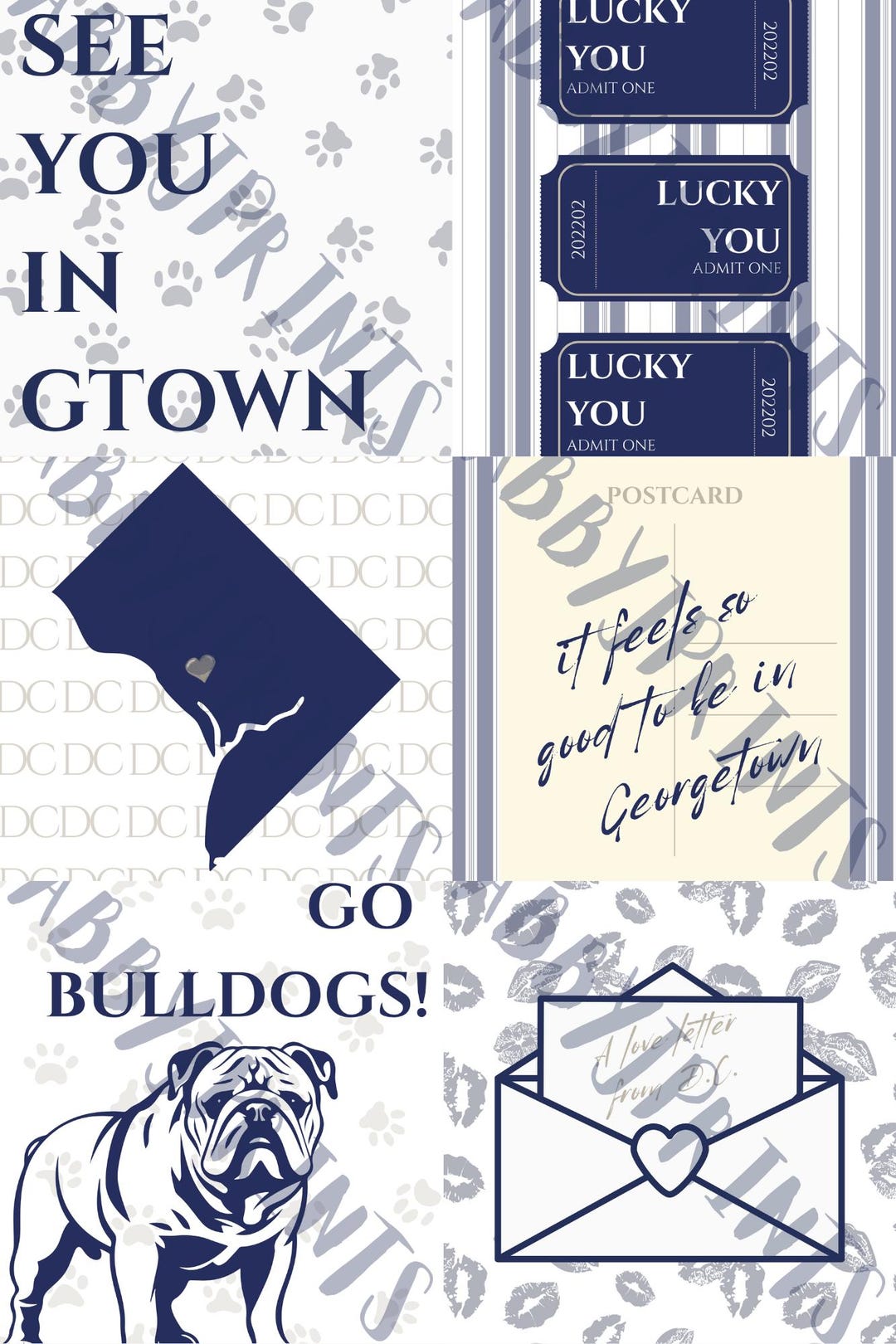 Georgetown University Posters - Etsy