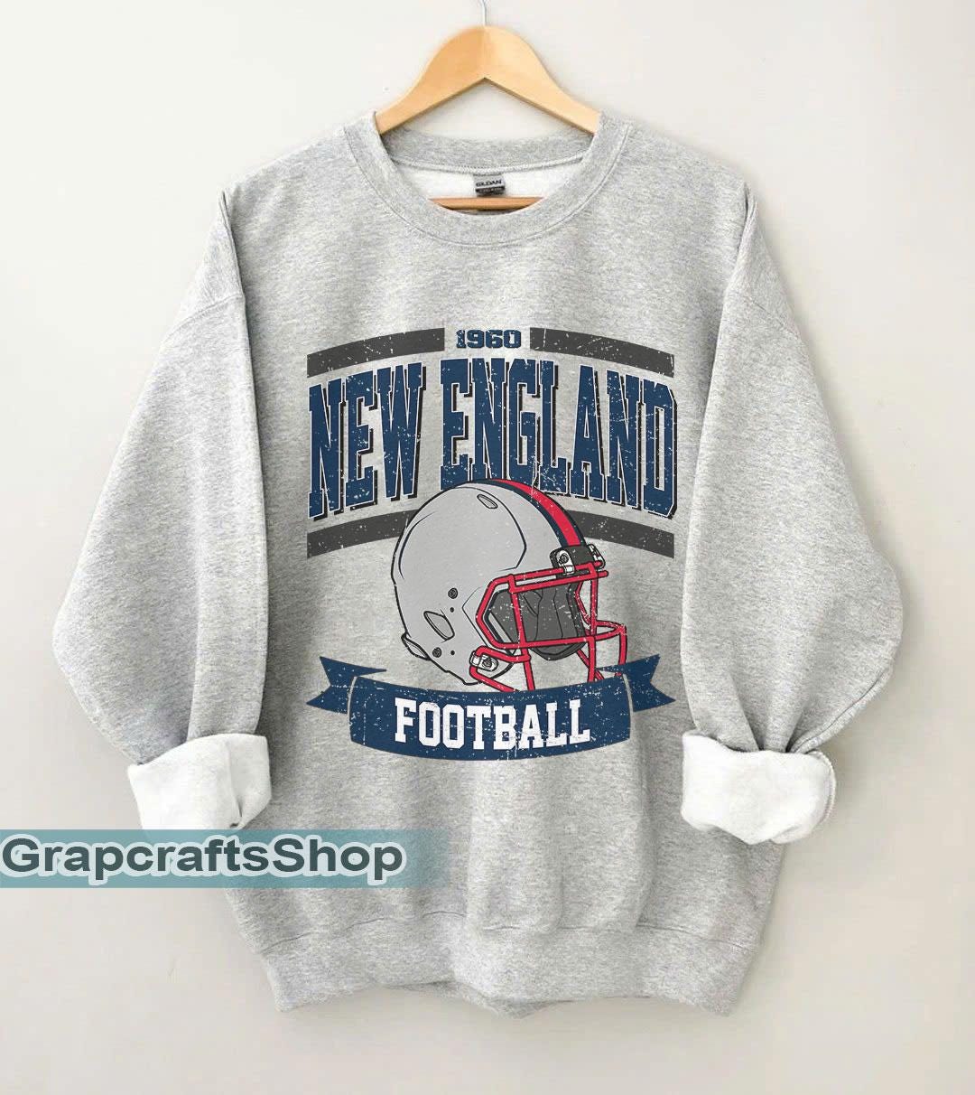 New England Football Vintage Style Sweatshirt,the Pats T-shirt,vintage ...