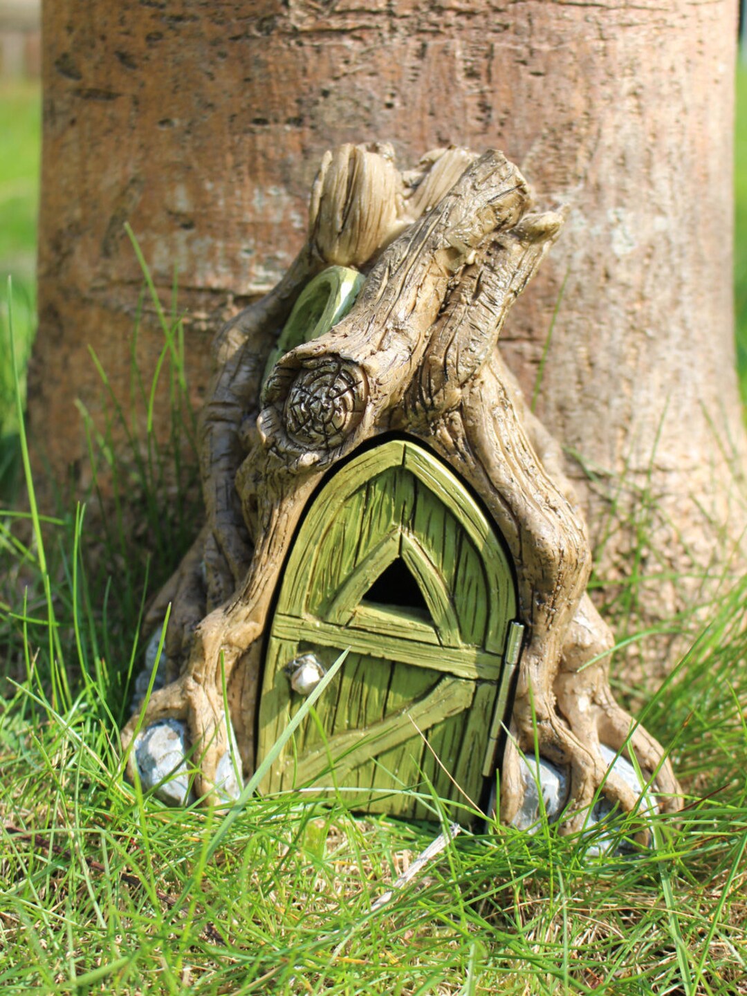 Miniature Fairy Garden Tree Root House With Opening Door - Etsy