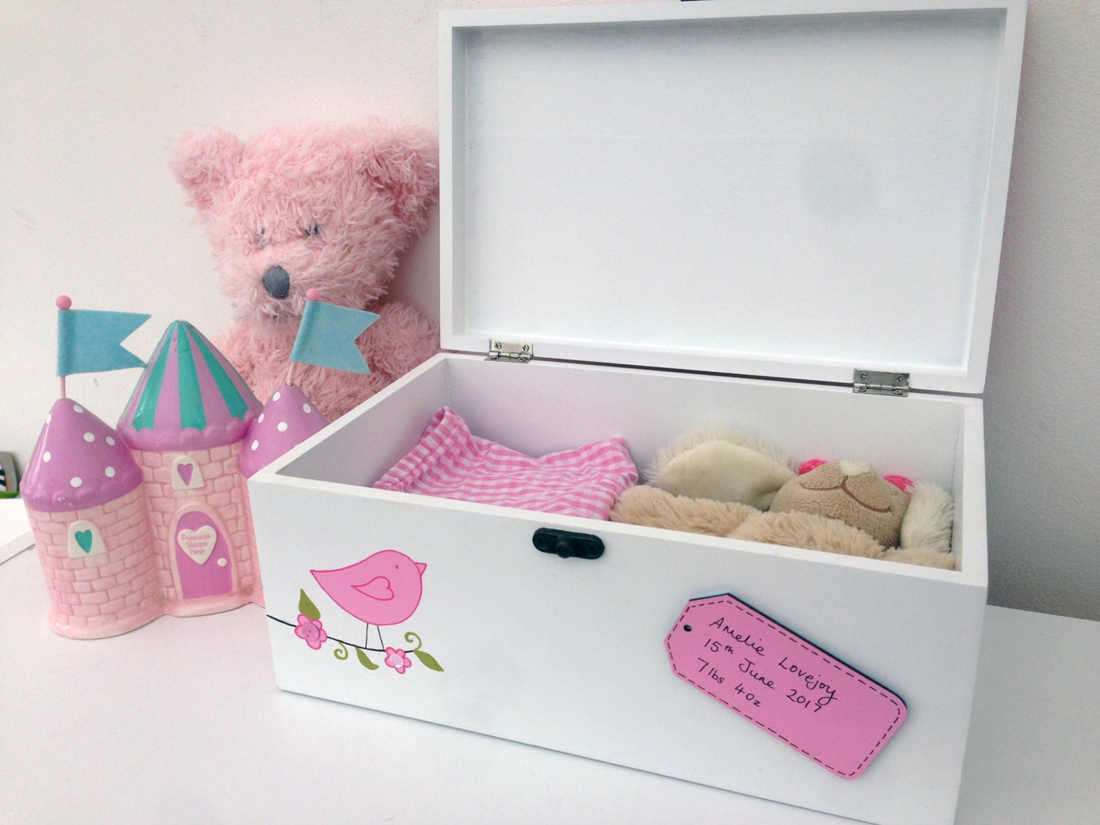 Personalised Baby Memory Box Customized Keepsake Box New | Etsy