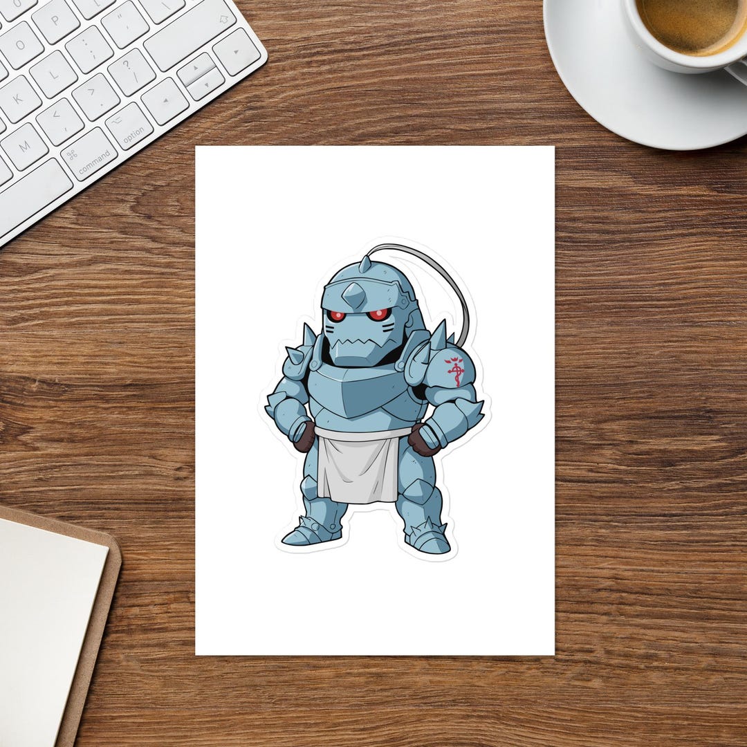 Sticker Sheet Alphonse Elric Chibi Art - Etsy