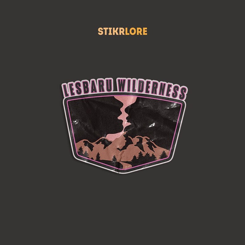 Lesbaru Wilderness Sticker | Subaru Outback Vinyl Decal | Lesbian Pride ...