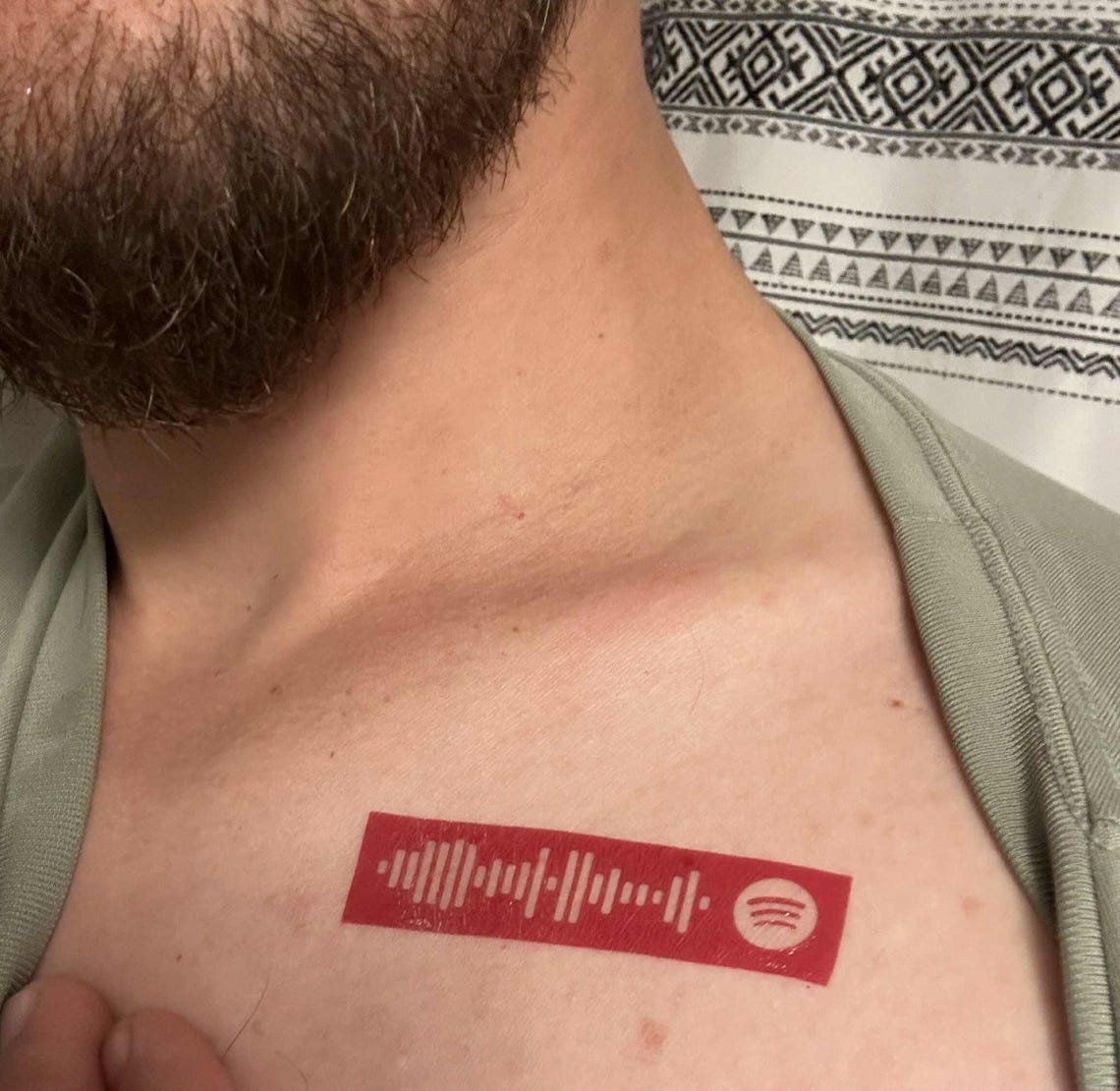 Scannable Song&playlist Temporary Tattoos! - Etsy