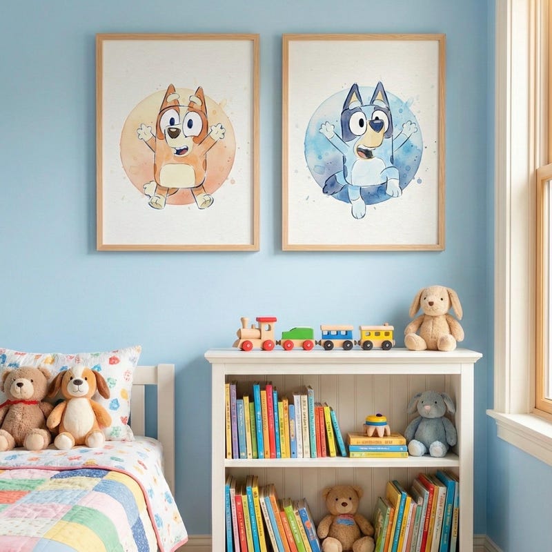 Bluey Prints for Poster - Etsy