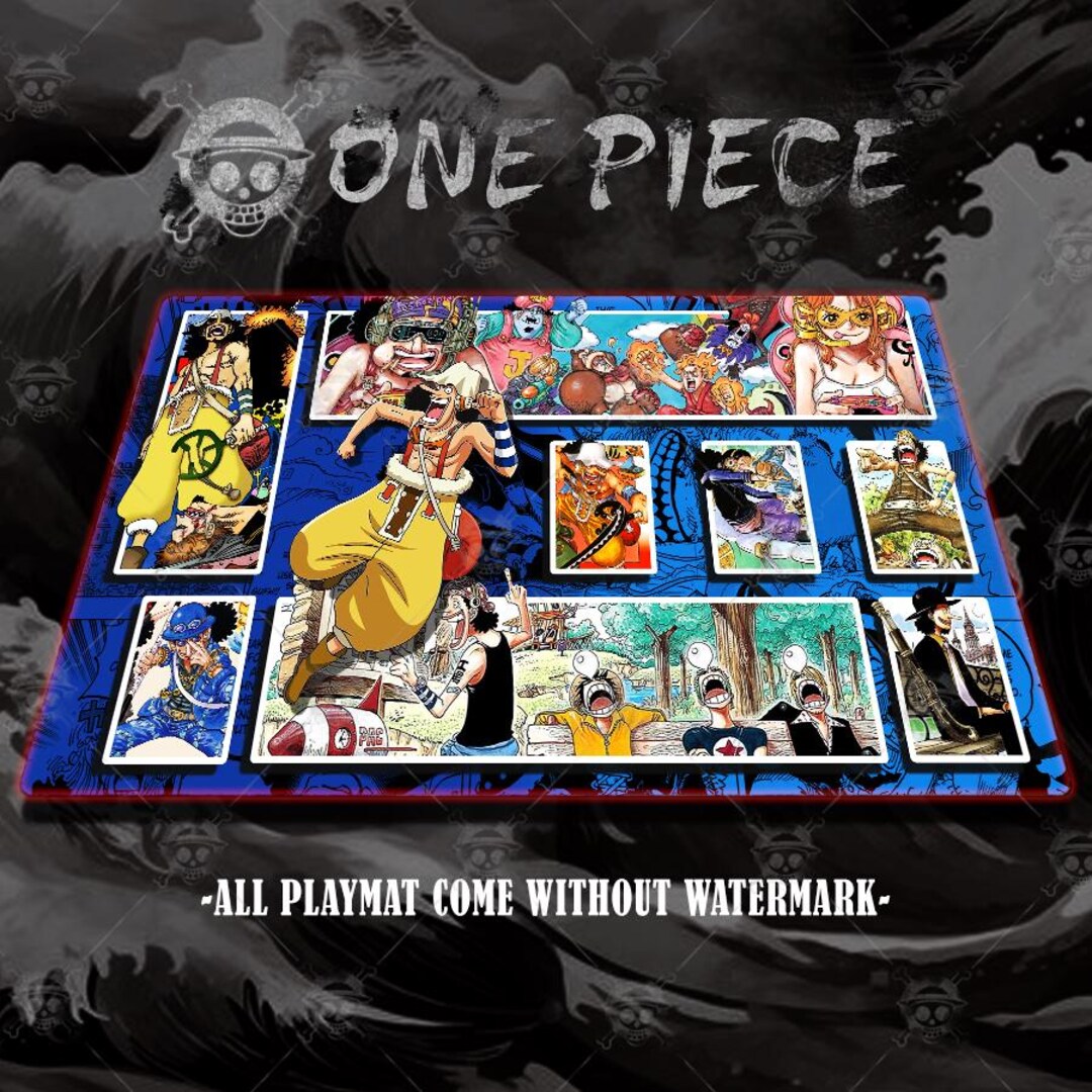 One Piece Playmat – Usopp Vibes | 24x14" Gaming Mat | Otaku Desk Setup ...