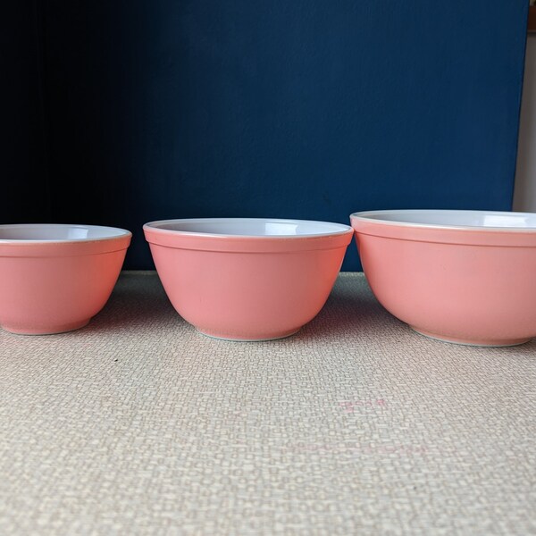 Pink Pyrex Bowls - Etsy