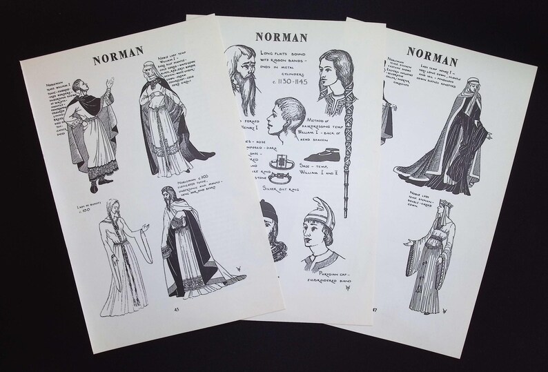 Vintage Doreen Yarwood Prints – Norman Nobility Dress – Tunics, Mantles ...