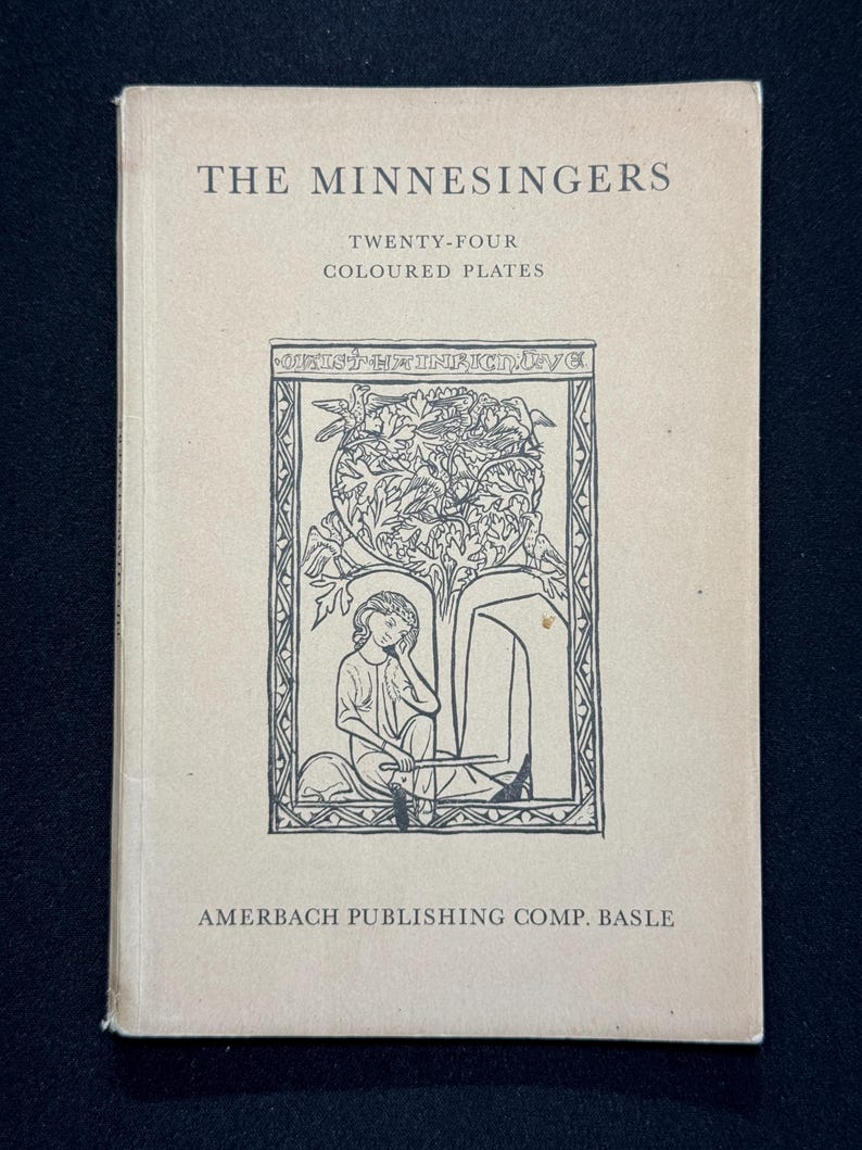 Vintage 1947 Minnesinger Knight Prints Set | Hairich Von Ruche ...