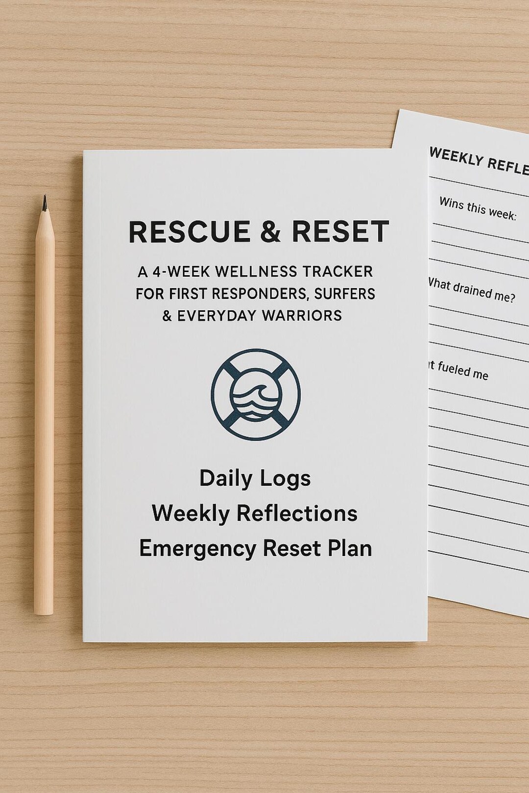 Rescue and Reset: 4-week Wellness Tracker for First Responders, Surfers ...