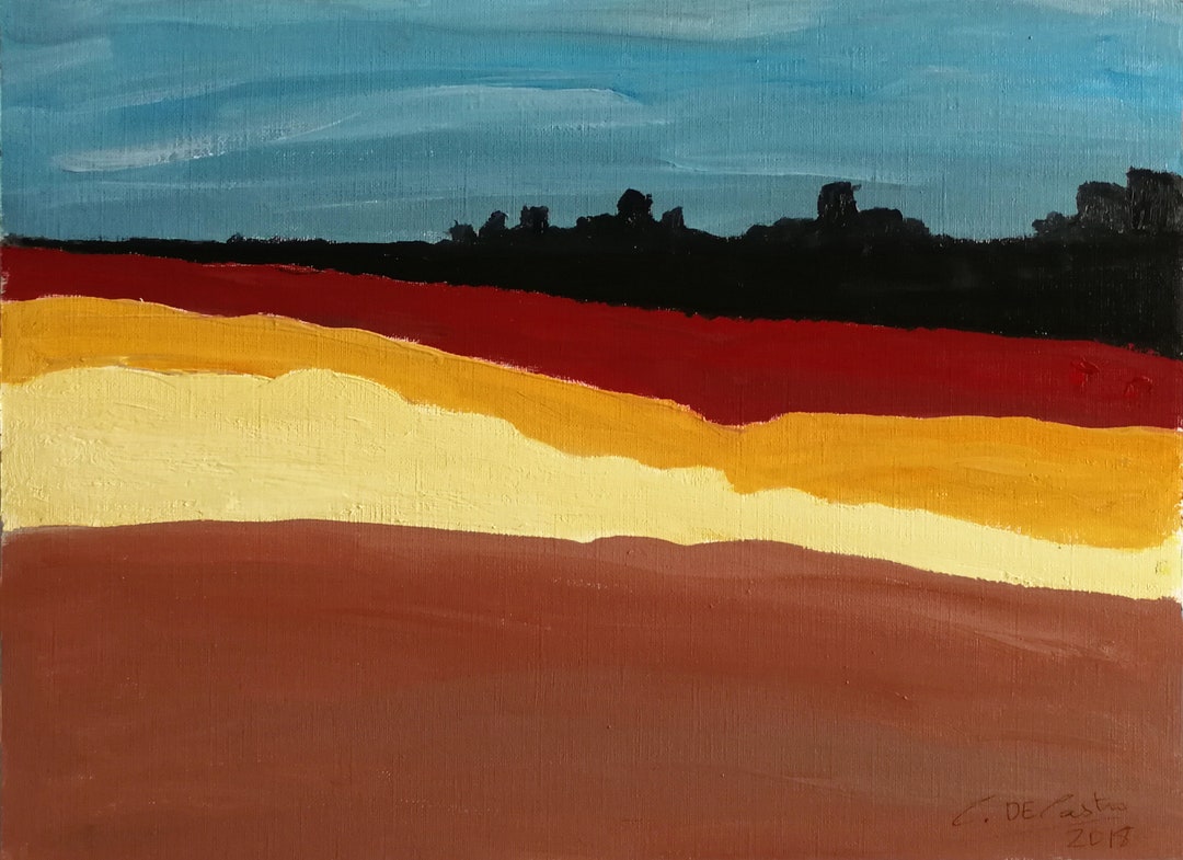 Original Painting, Oil, Colorful Wall Art for Living Room, Unique ...