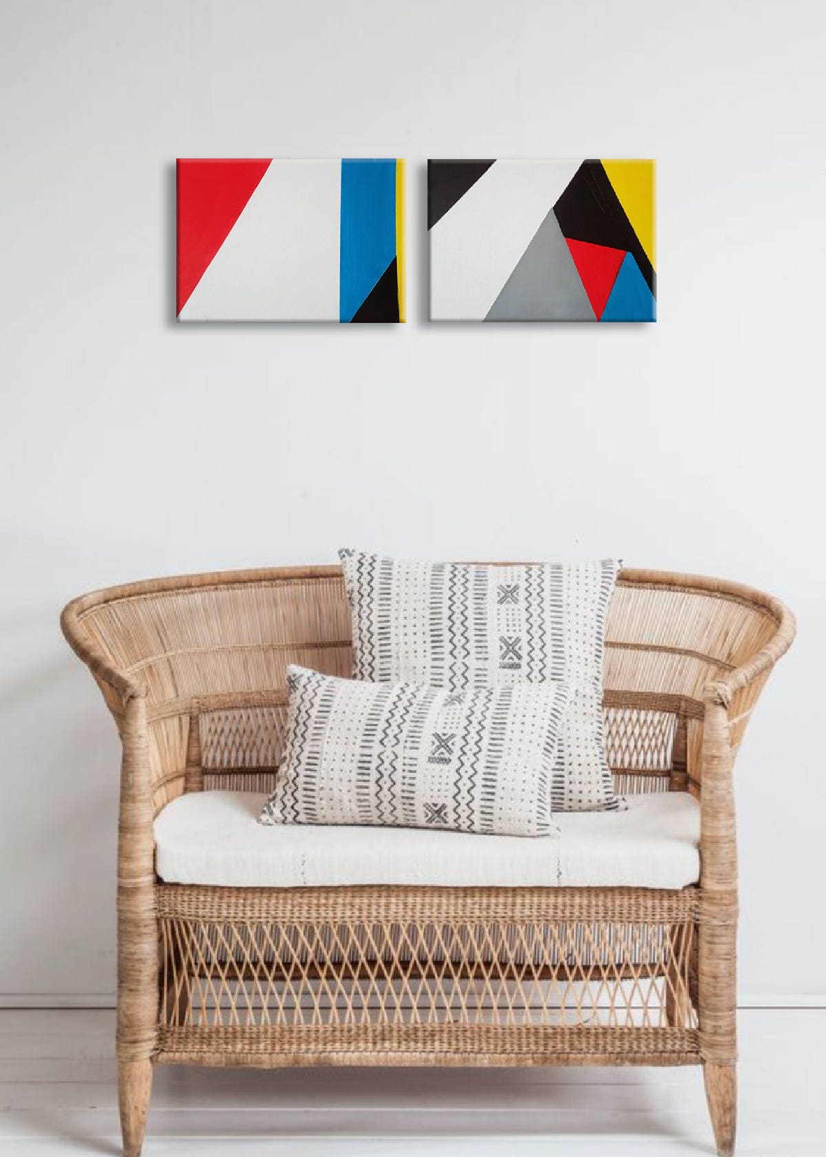 Painting Collection .abstract Painting geometrical Art convo - Etsy