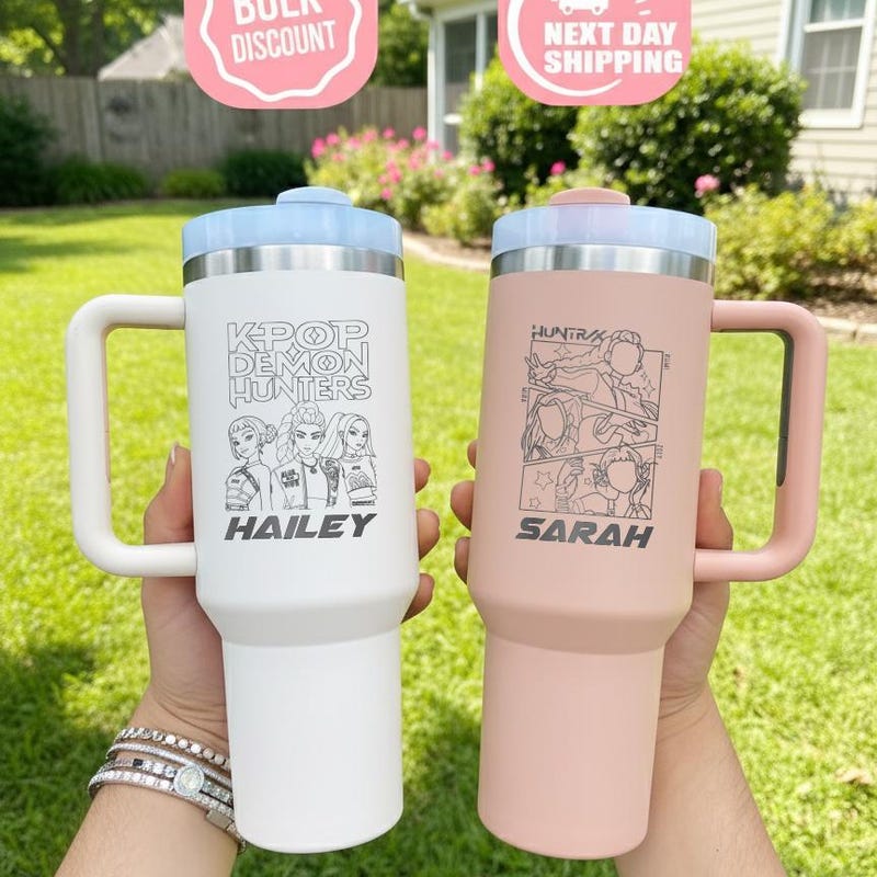 Huntrix Logo Water Bottle - Etsy