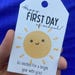 Happy First Day of School Tag, Instant Printable First Day of School ...