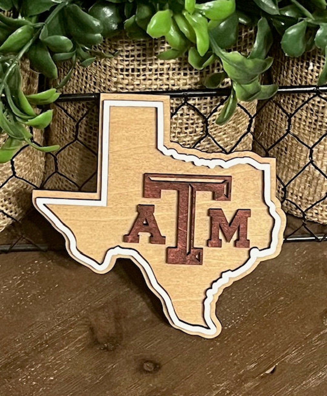 Texas College Magnet, Texas Refrigerator Magnet, Graduation Gift ...