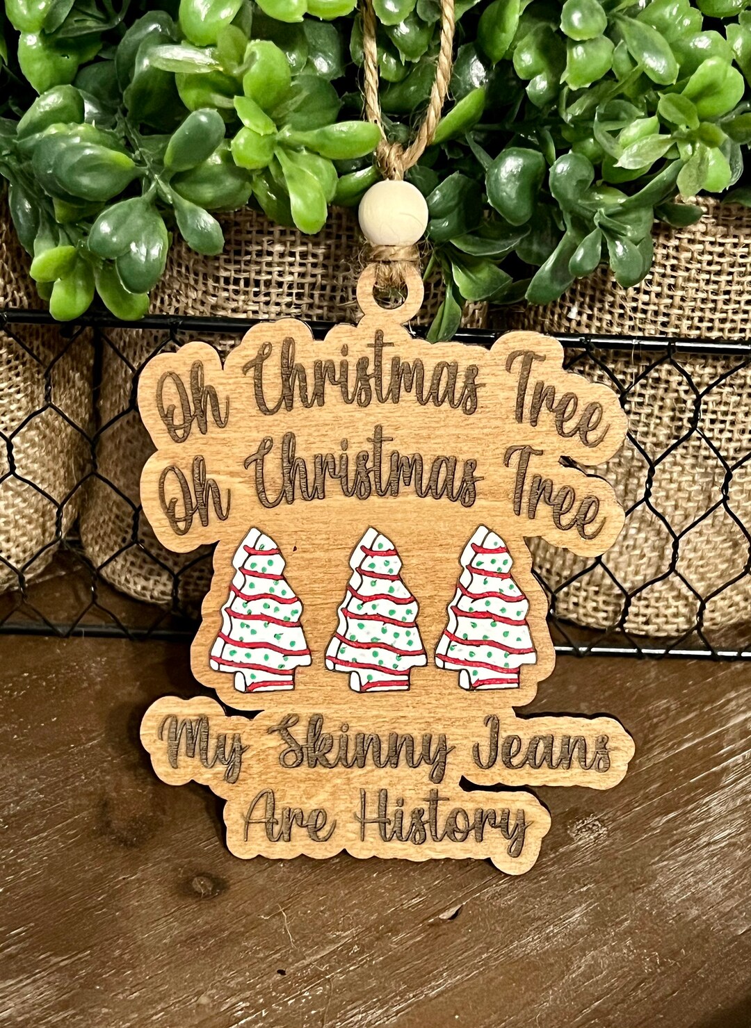 Little Debbie Inspired Christmas Tree Ornament - Etsy
