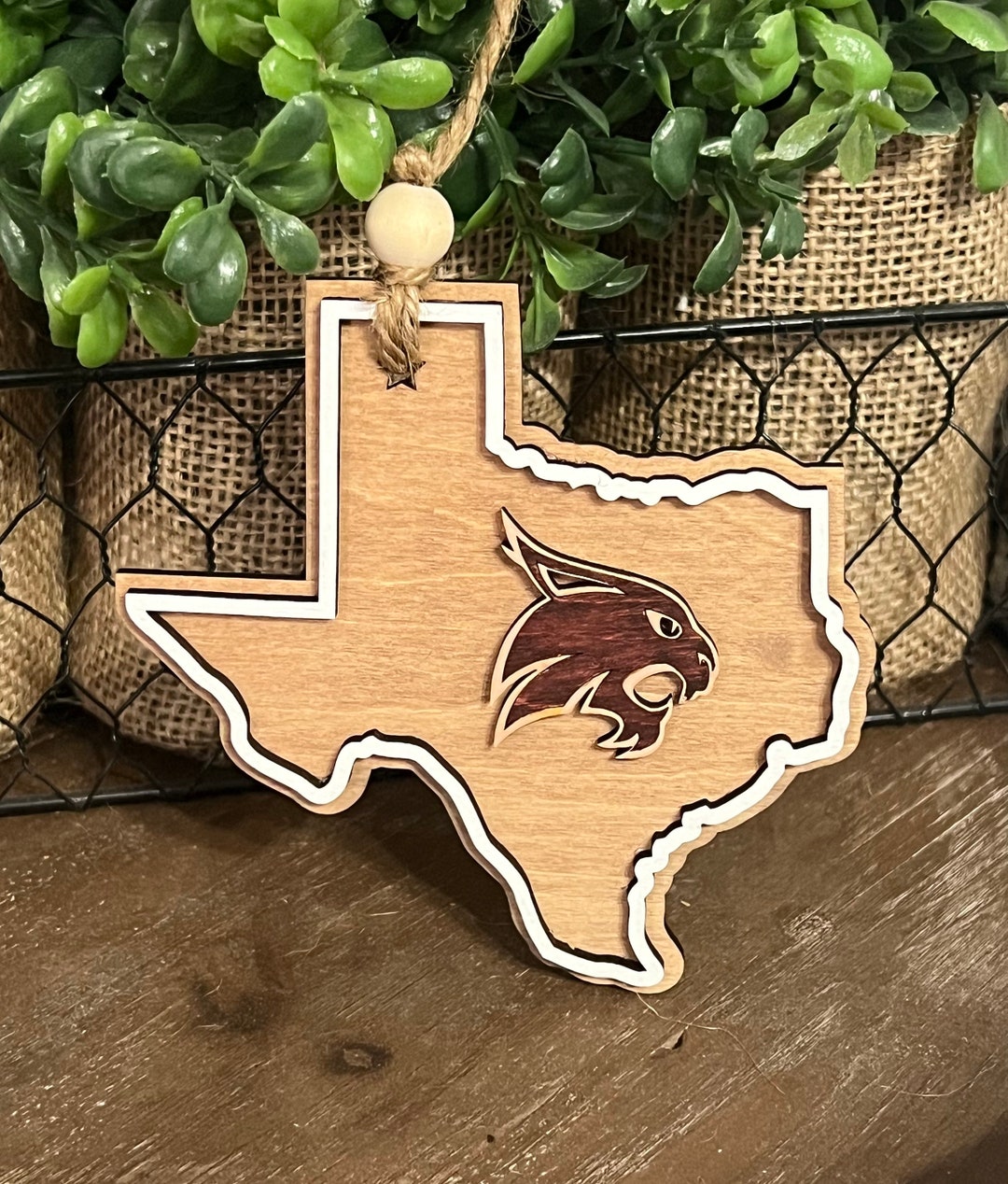 Texas College Christmas Ornament, Texas Ornament, Graduation Gift ...