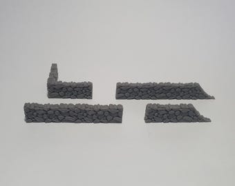 1:100 / 15mm Scale - Stone Wall Terrain - Etsy