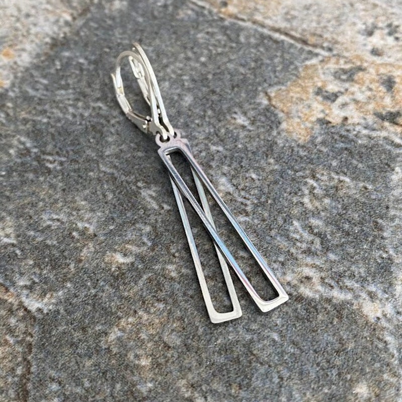 Vertical Bar Earring - Etsy