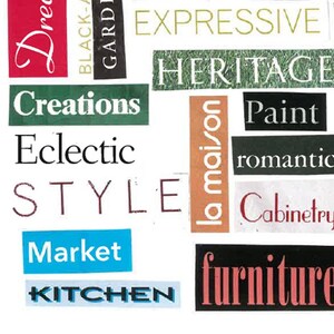 70+ Collage Words From Magazines -home Decor, Renovation, Decorating ...