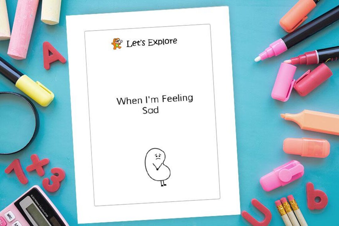 When I'm Feeling Sad Social Story - Etsy