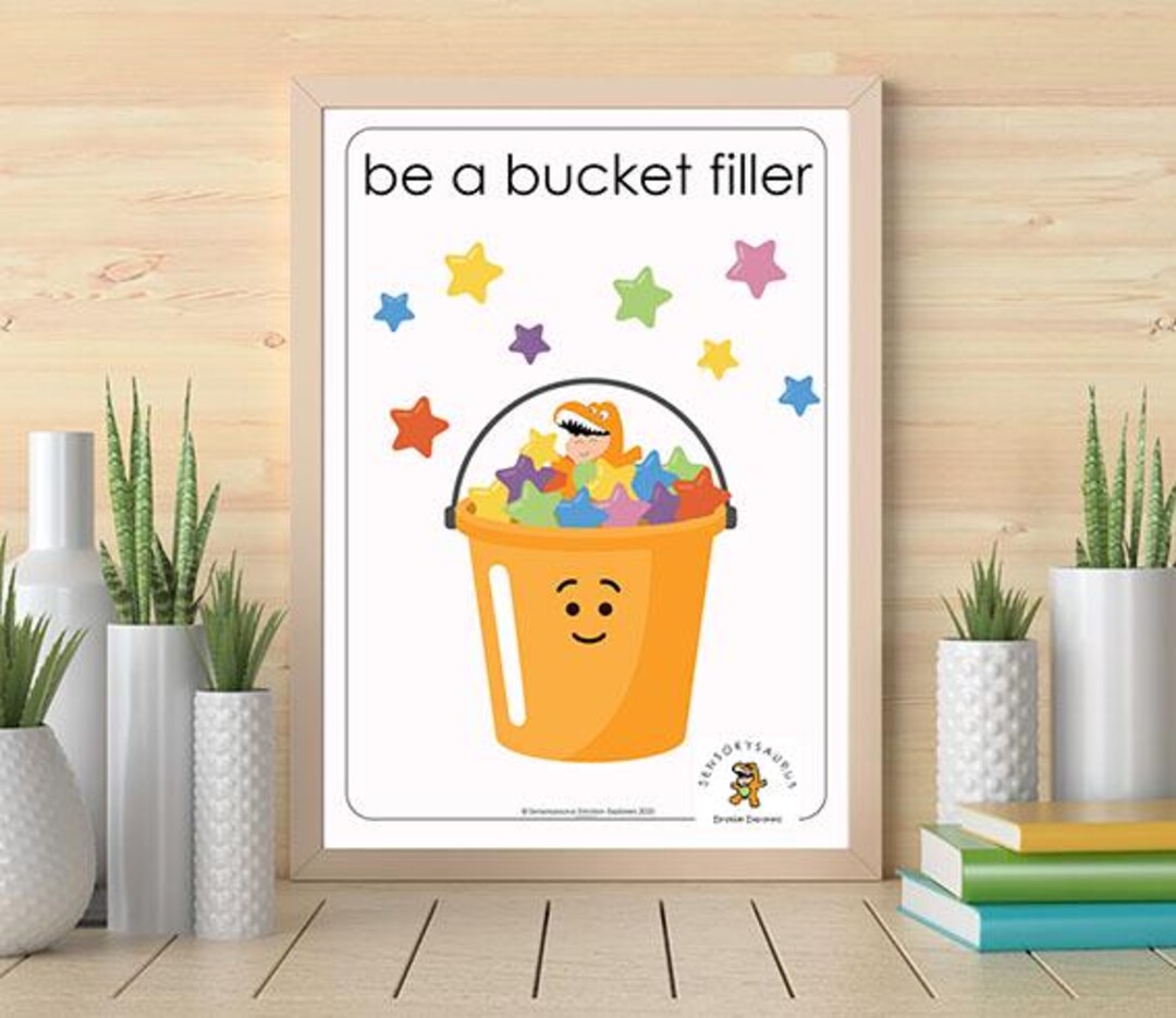 Be a Bucket Filler Poster - Etsy