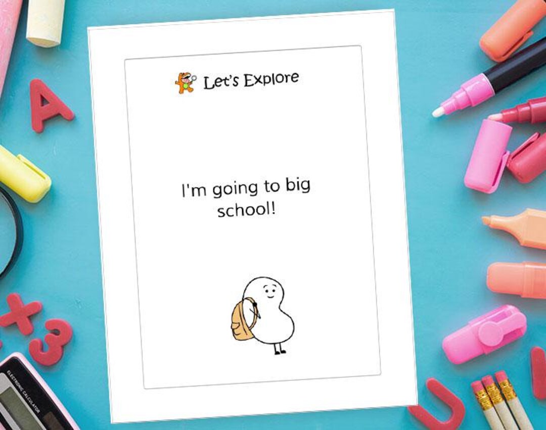 I'm Going to Big School! Social Story - Etsy
