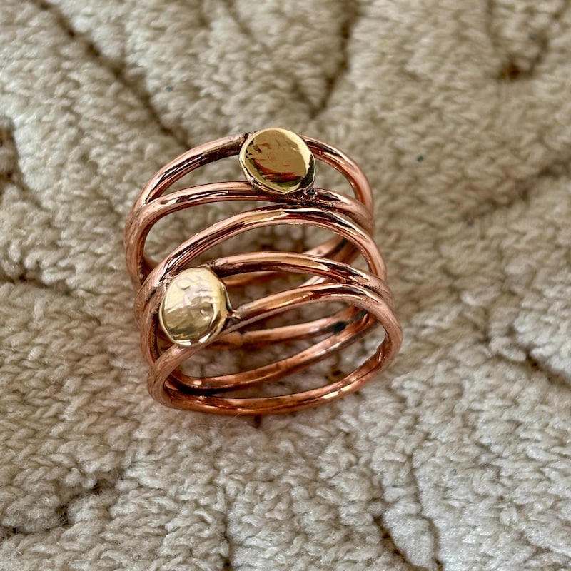 Copper Wire Ring - Etsy