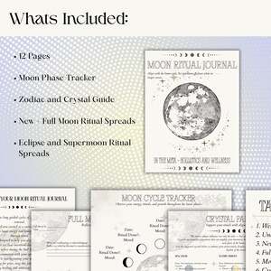 Moon Ritual Journal: Lunar Phase Guide & Manifestation Prompts (digital ...