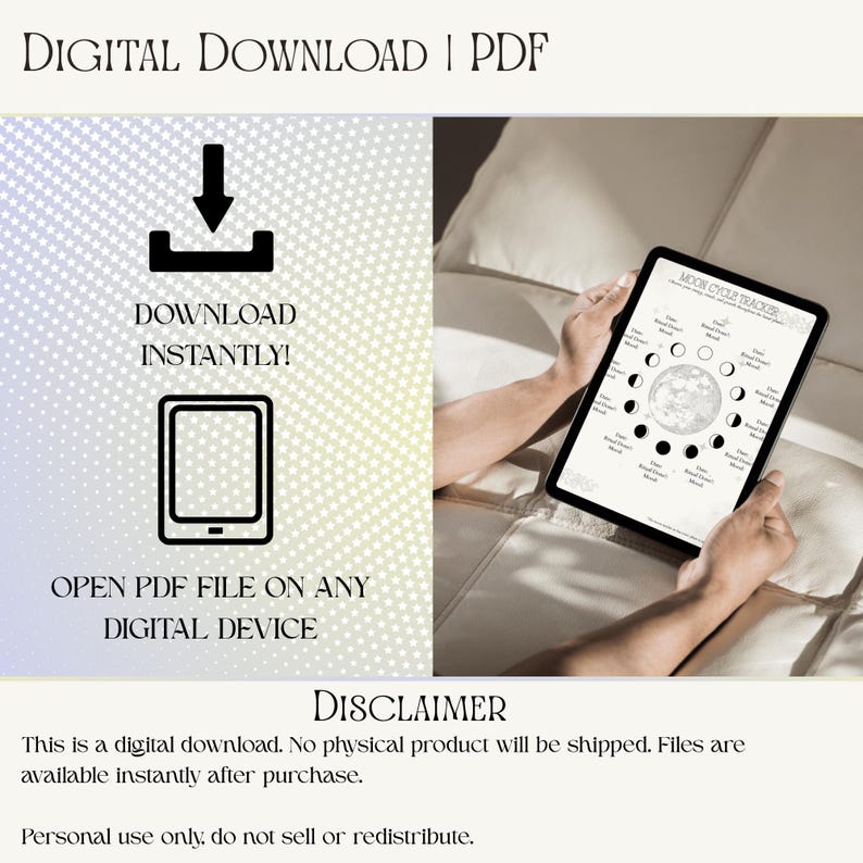 Moon Ritual Journal: Lunar Phase Guide & Manifestation Prompts (digital ...