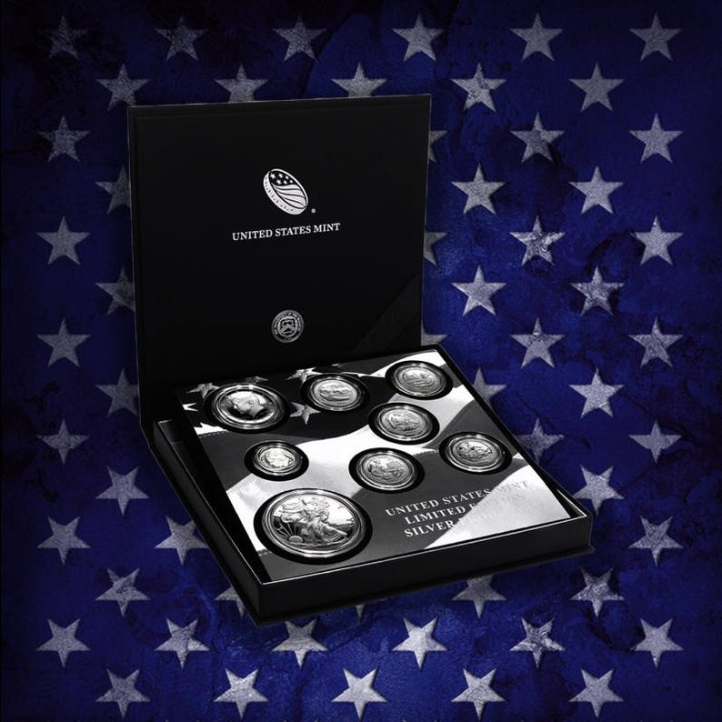 2016-2018 3 Years of Limited Edition Silver Proof Sets - 24 Coins, 3 ...