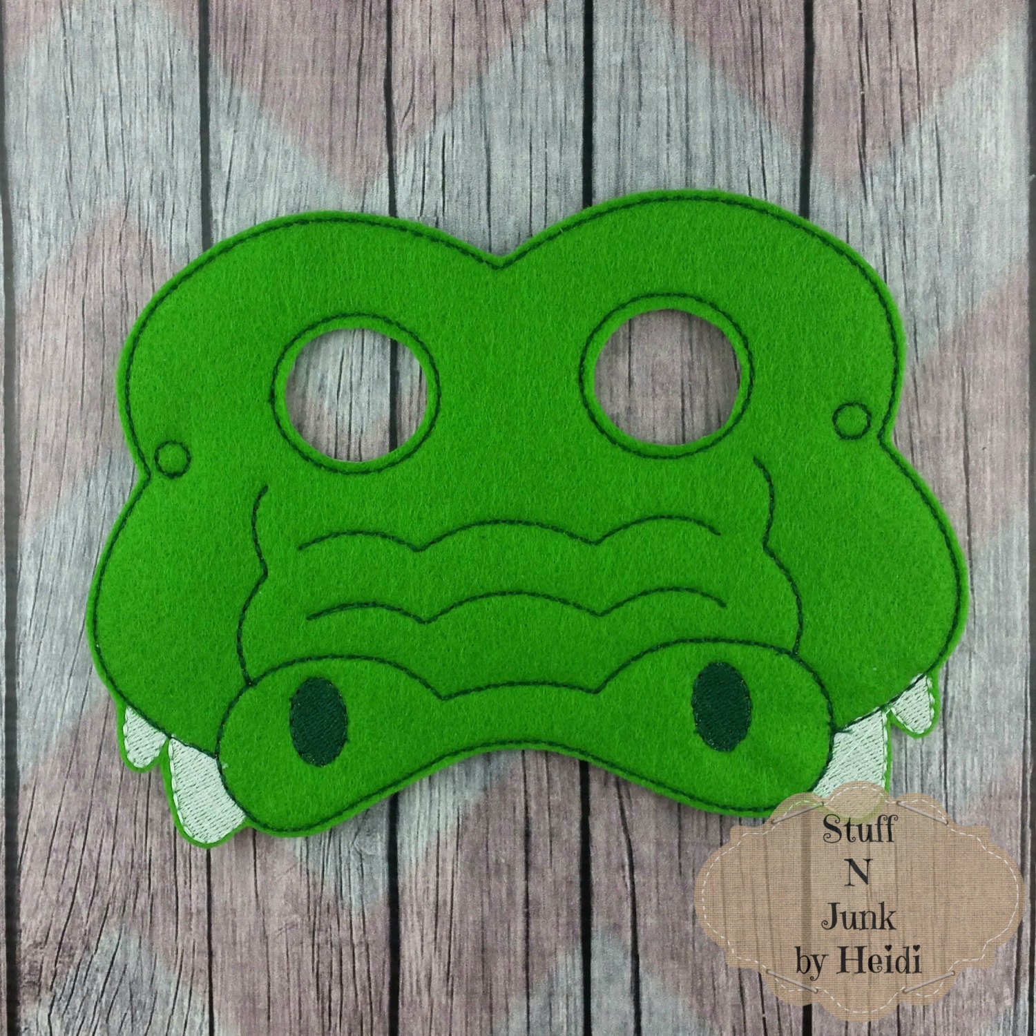 Alligator mask swamp zoo reptile mask crocodile photo prop | Etsy