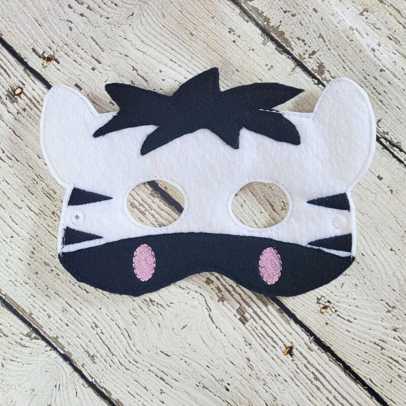 Zebra Mask - Etsy