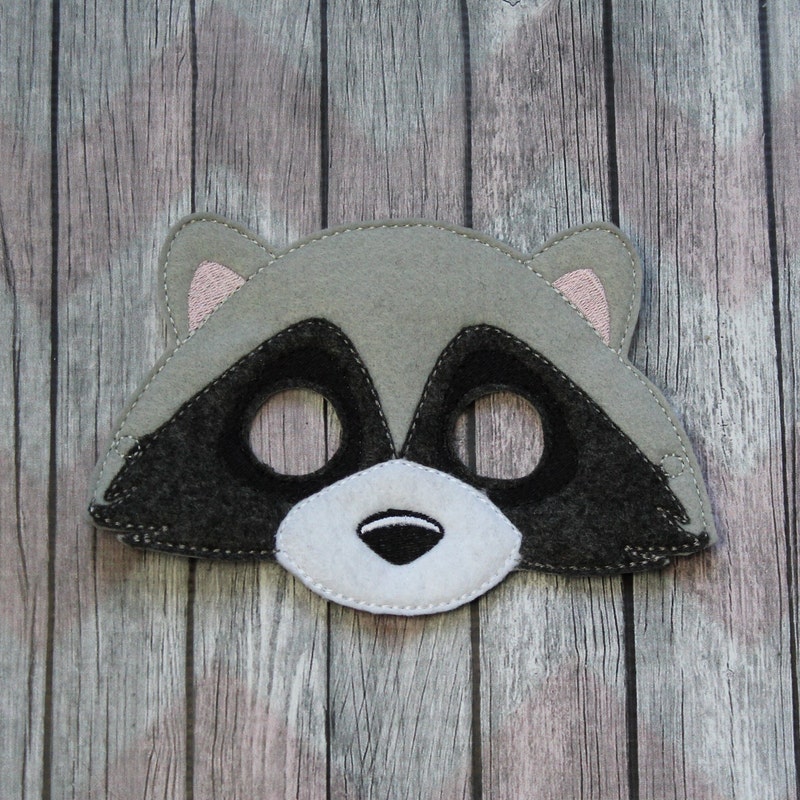 Raccoon Mask - Etsy