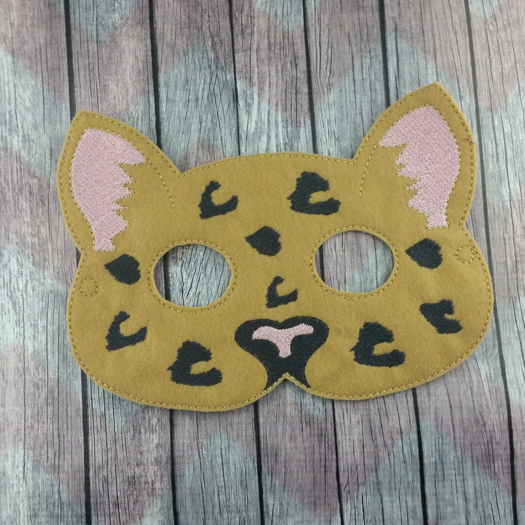 Leopard Mask, Safari Mask, Cheetah Mask, Role Playing, Cos Play ...