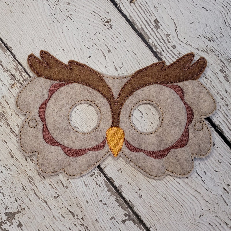 Feather Owl Mask - Etsy